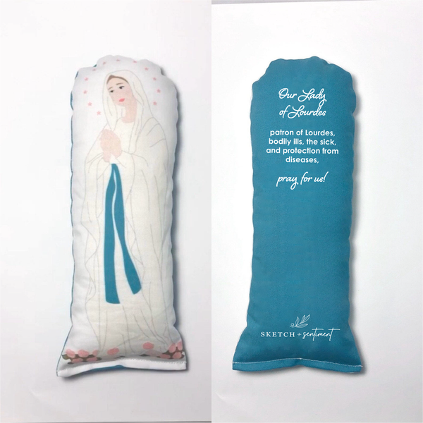 Our Lady of Lourdes Plush Prayer Doll - Branches Catholic Books & Gifts